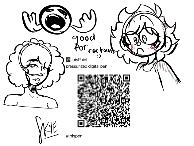 Pressure digital pen - ibisPaint