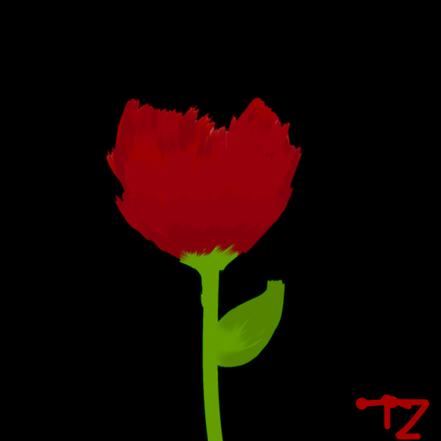 Red over black - ibisPaint