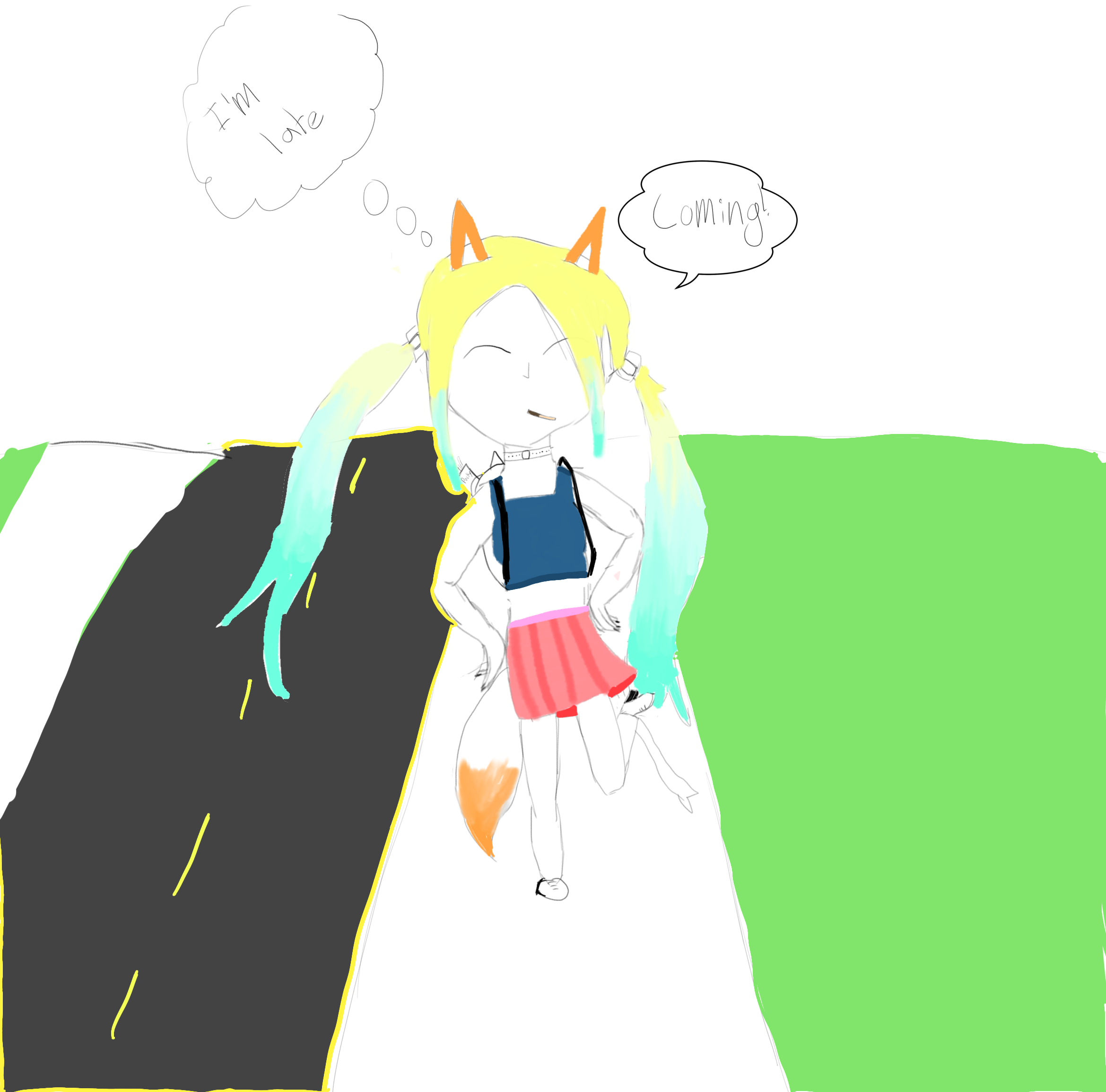 Nora the fox girl - ibisPaint