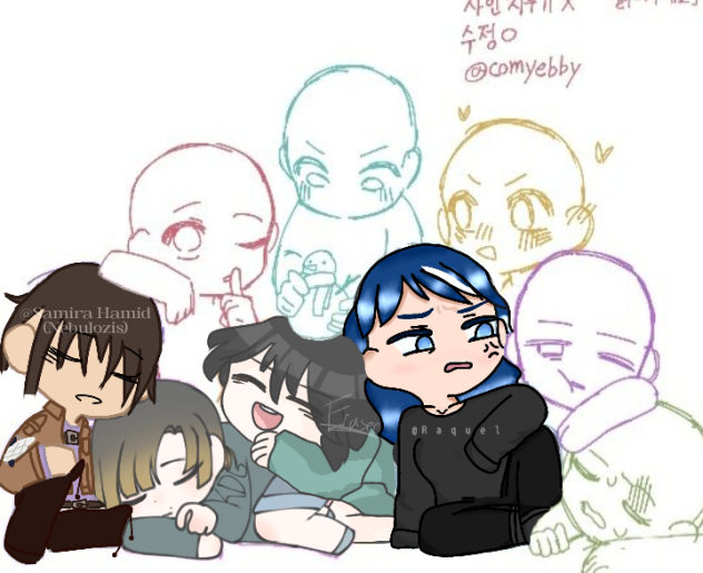 Sleeping collab ! - ibisPaint