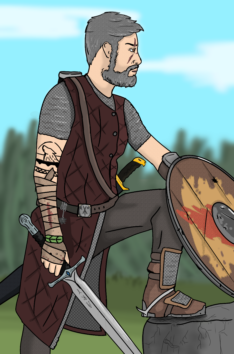 grey wolf - ibisPaint