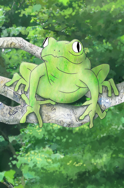 Tree Frog - ibisPaint