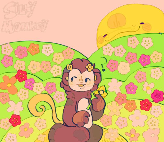 Silly Monkey - ibisPaint
