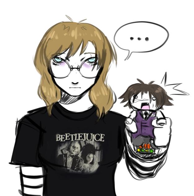 me holding my silly oc - ibisPaint