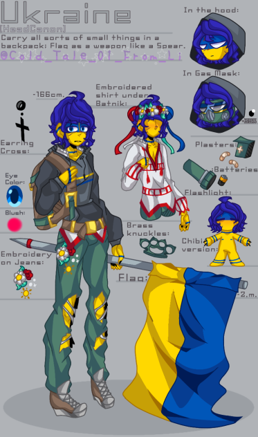 °🇺🇦HeadCanon_Ukraine_Reference🌀° - ibisPaint