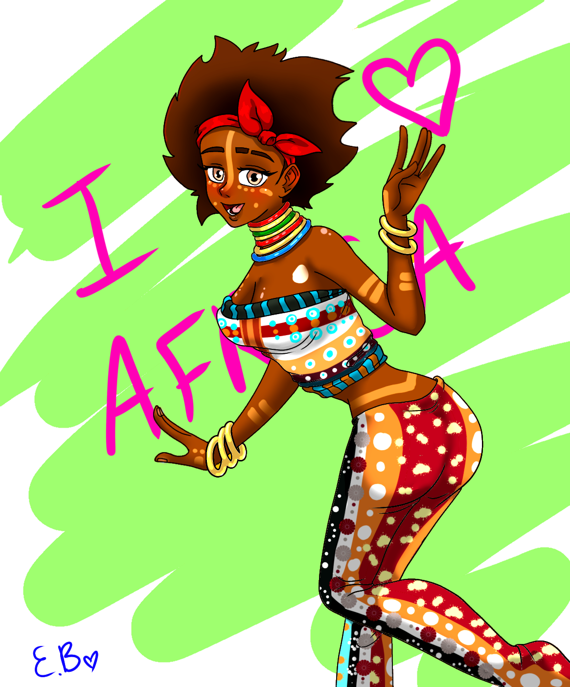 commission I ️ Africa - ibisPaint