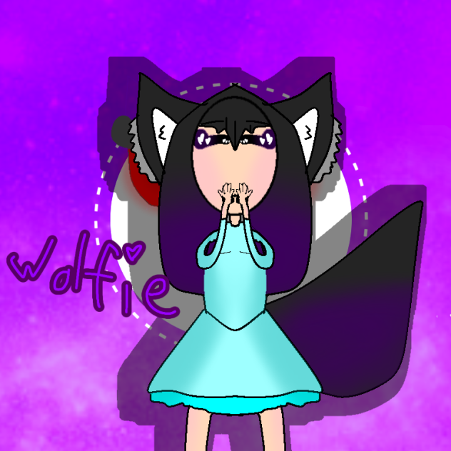 Gift for It’s Galaxy Wolfie🥺💜 - ibisPaint