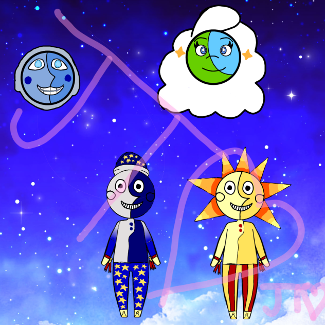 sun and moon show - ibisPaint