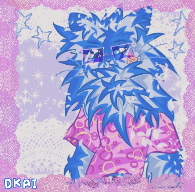 Rare-Post • Blue Wolfie!!! - ibisPaint
