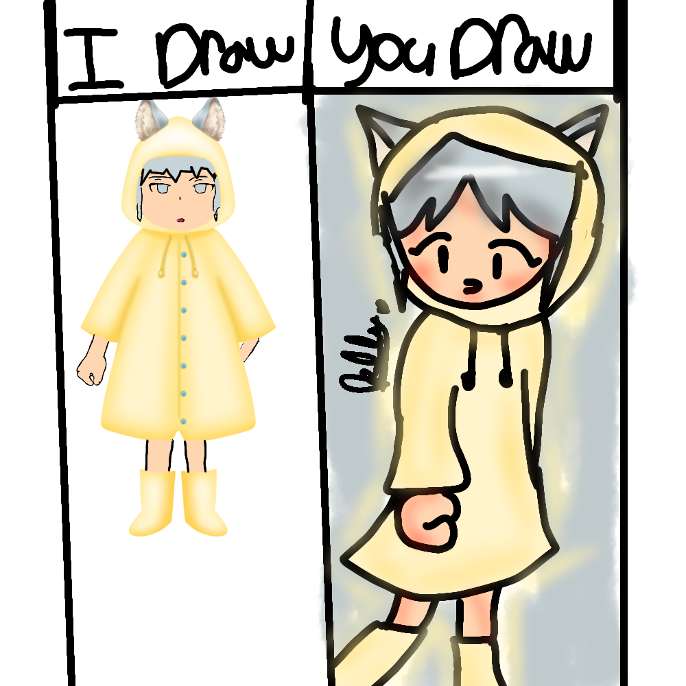 yellow raincoat - ibisPaint