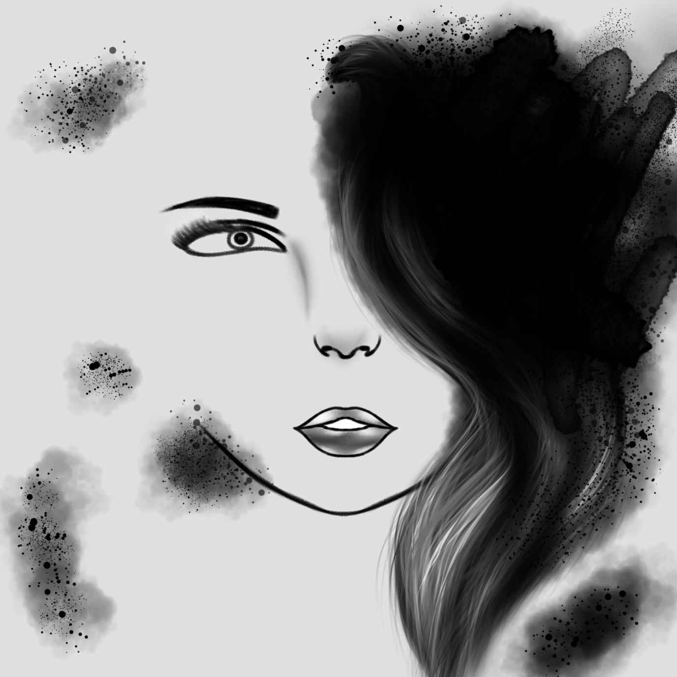 faded splatter - ibisPaint