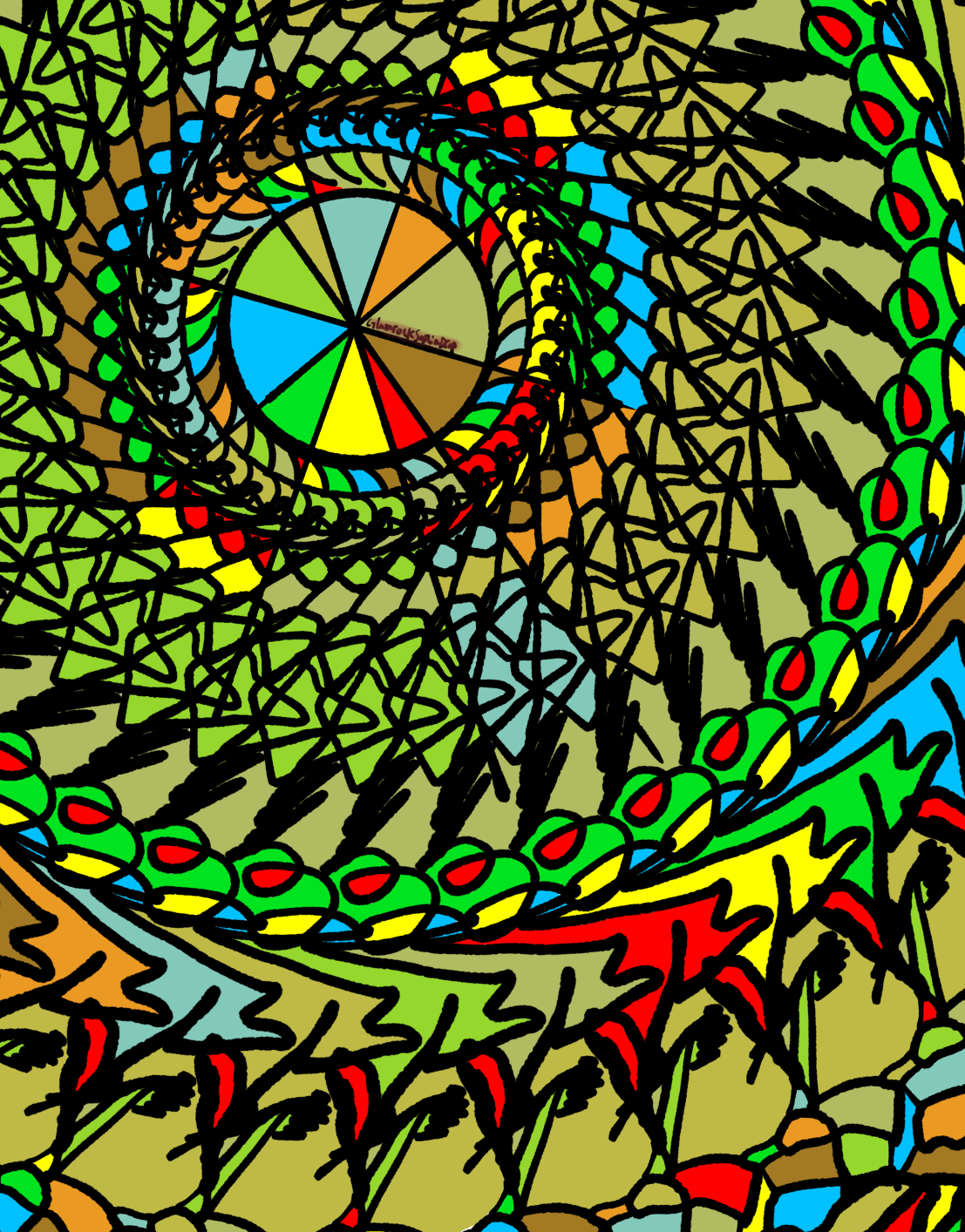 Theory Channel Inspired Work - ibisPaint