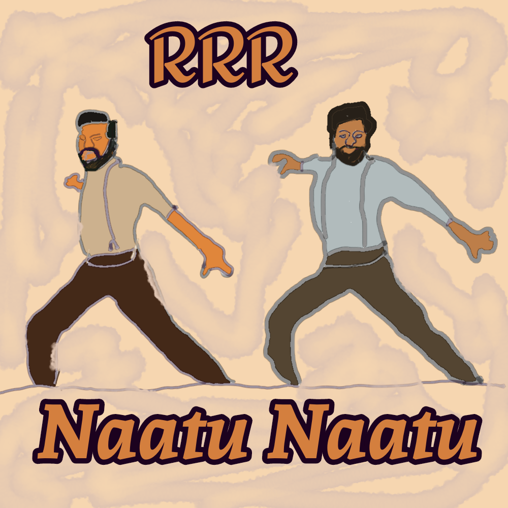 RRR movie Song NAATU NAATU PORTRAIT - ibisPaint