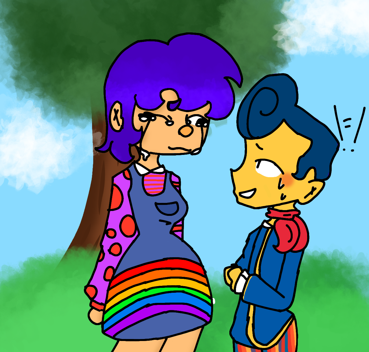 Rexxy & Wally! - ibisPaint