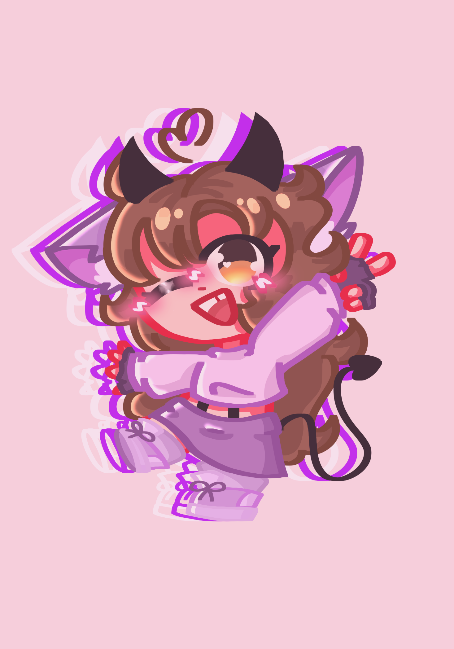 💜🤍 Chibi 🧸 Muffin 🤍💜 - ibisPaint
