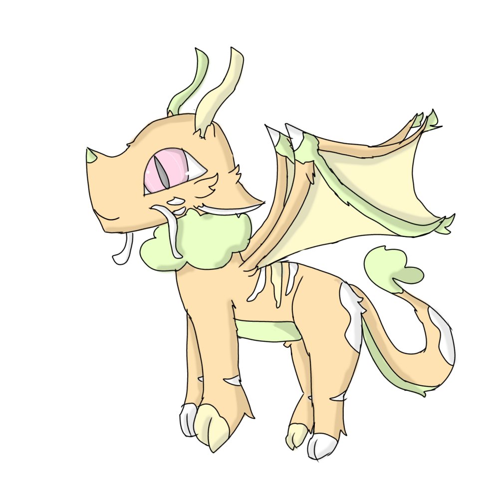 Striped Dragon - ibisPaint