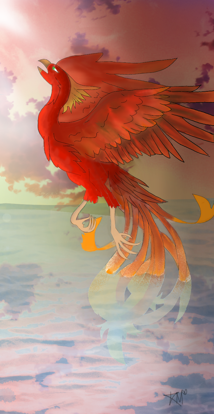 My Phoenix Drawing for a friend - ibisPaint
