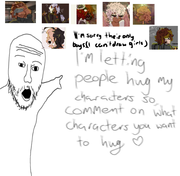 LETTING PPL HUG MY OC'S💕💕 - ibisPaint