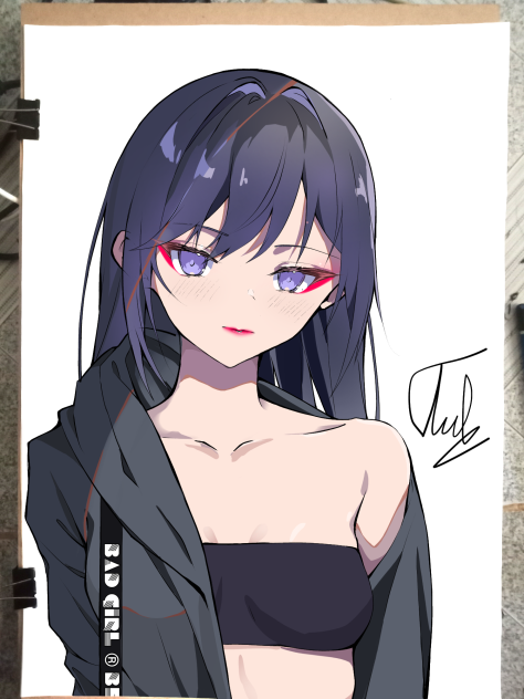 BAD GIRL - ibisPaint