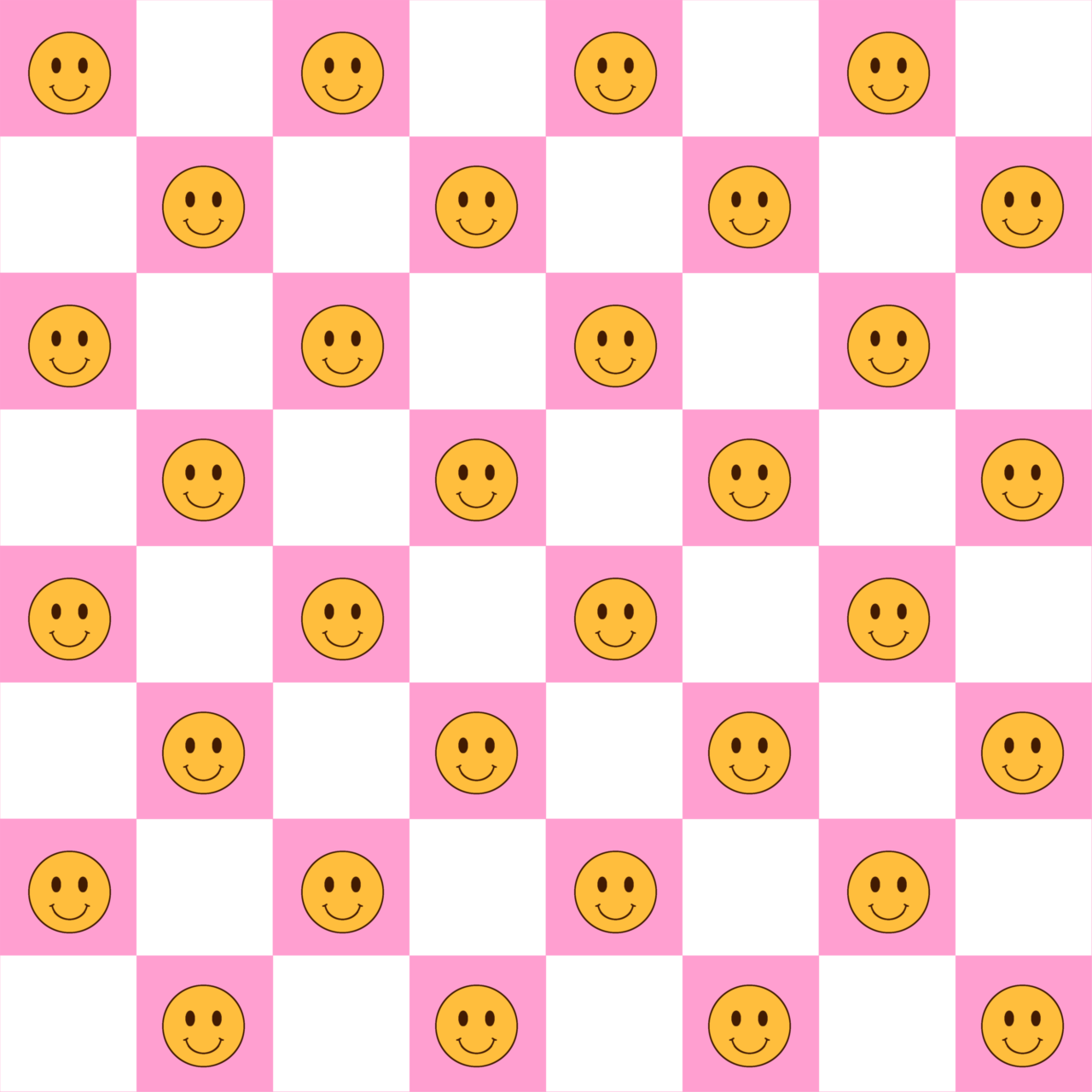 smiley face pattern - ibisPaint