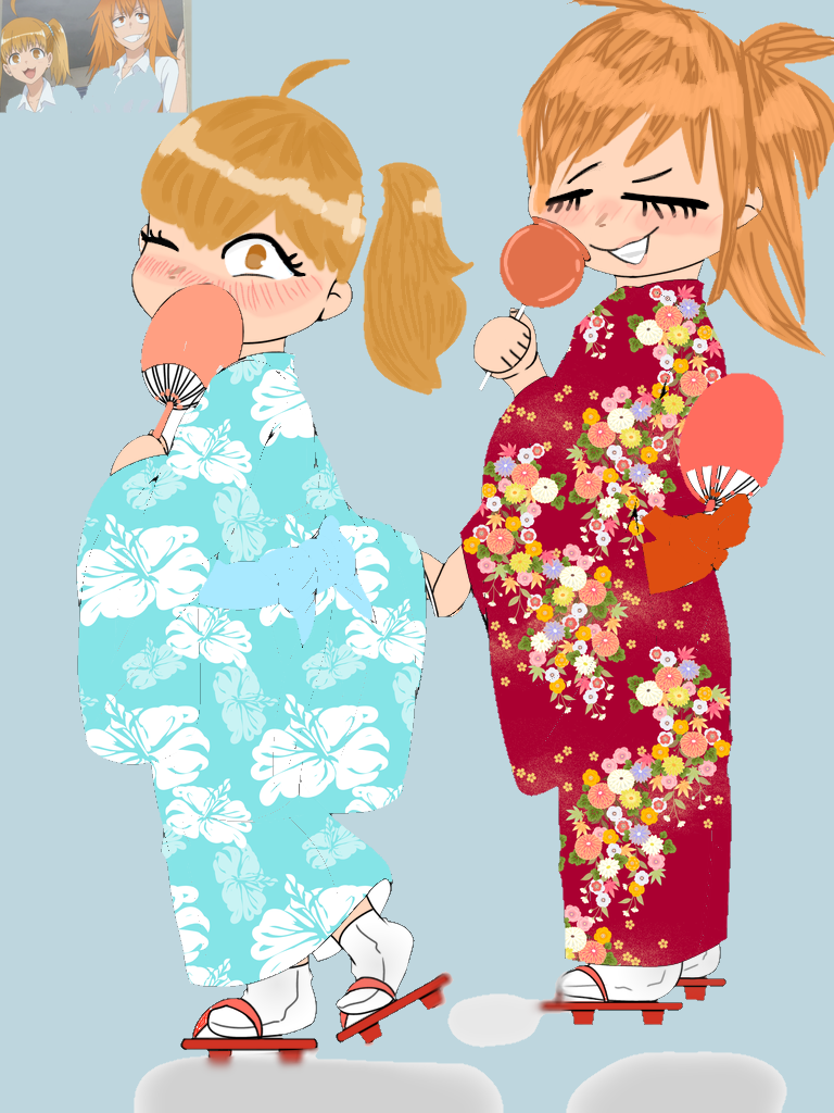 Las amigas de Nagatoro San - ibisPaint