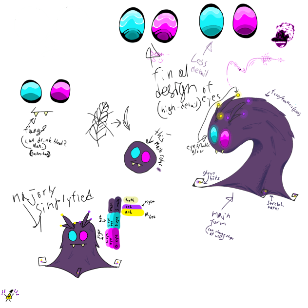 Silly little cryptid guy thingy - ibisPaint