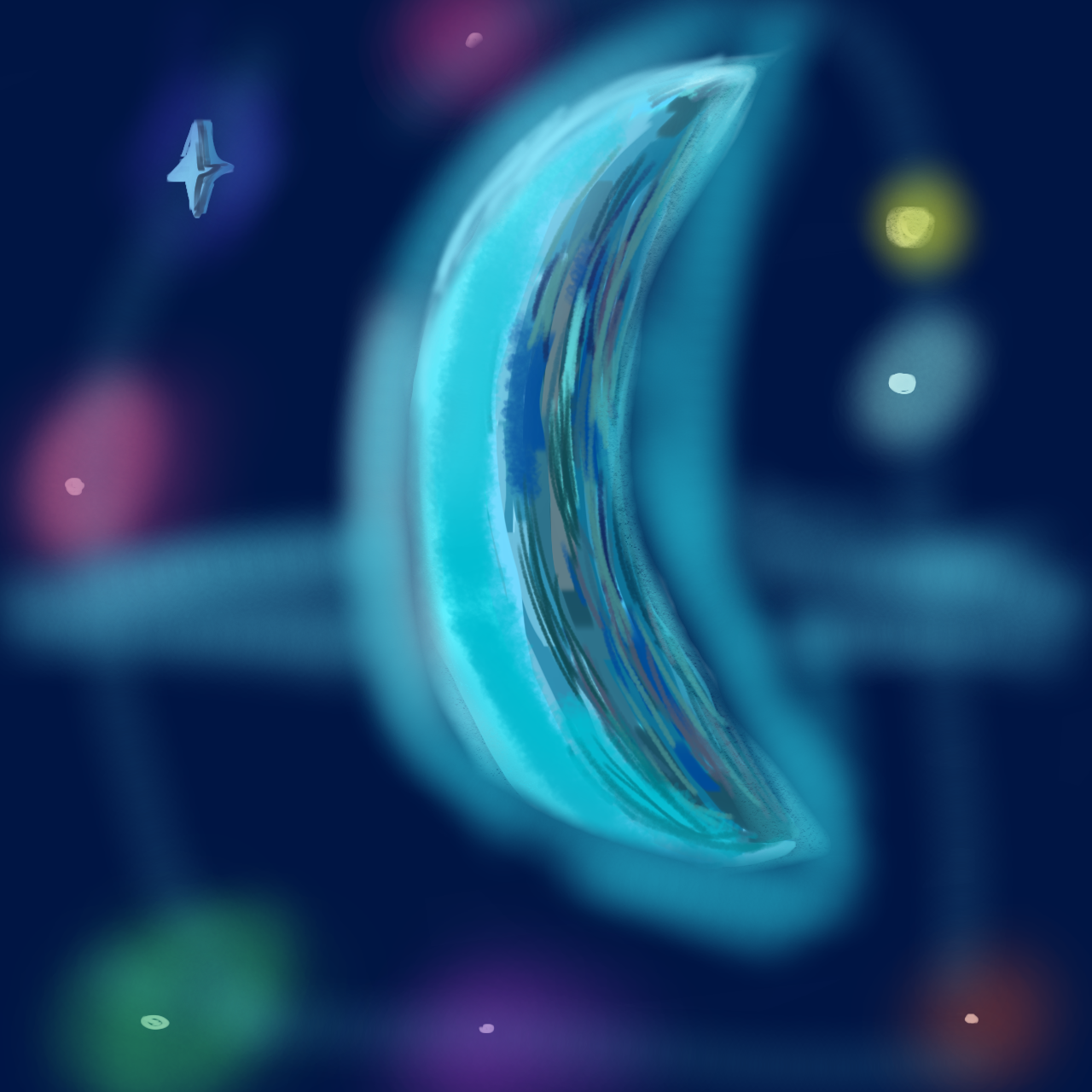 blue moon (guiding light) - ibisPaint