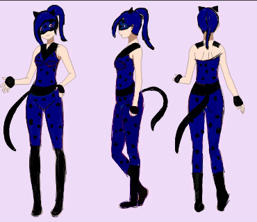 blue spotted tiger - ibisPaint