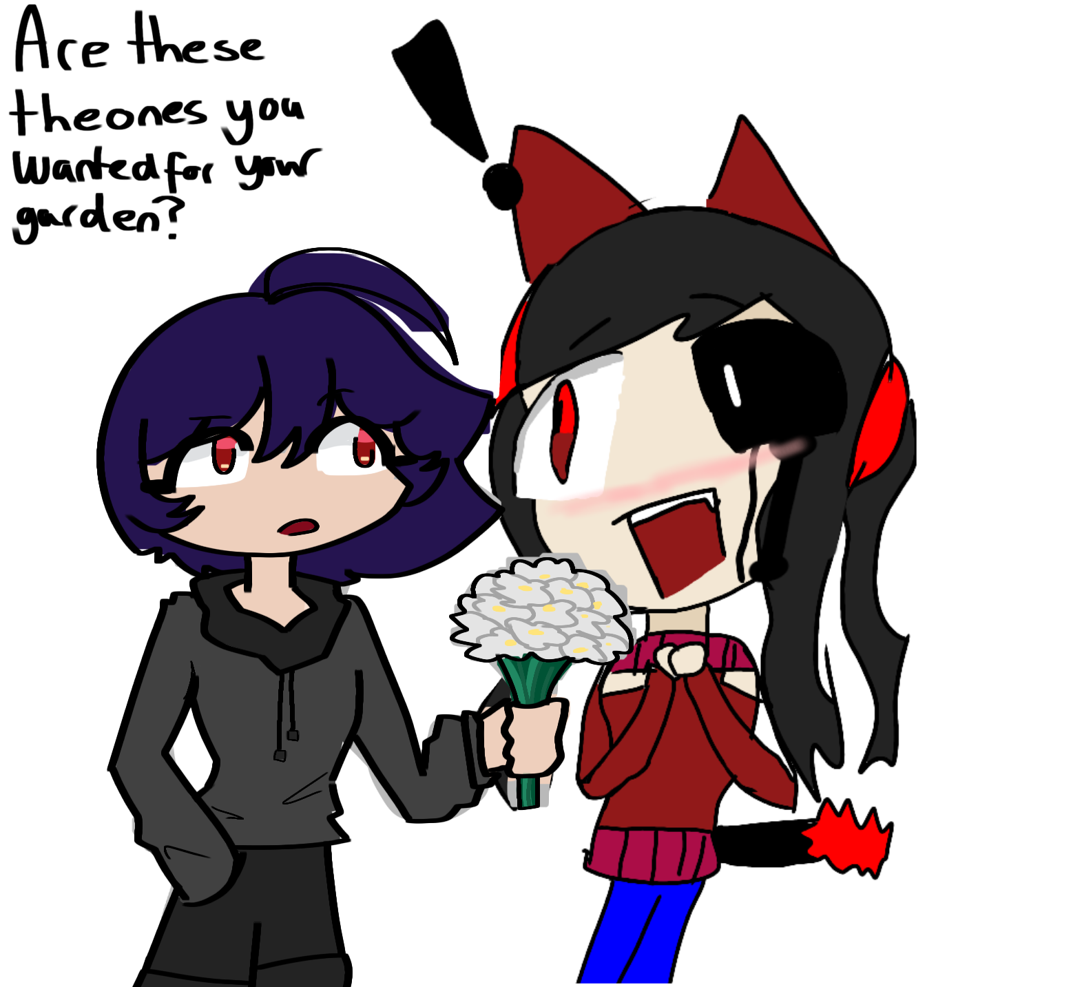 Fake collab with Weirdo_with_a_lot_ocs - ibisPaint