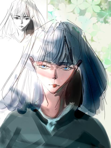 quick sketch and color - ibisPaint