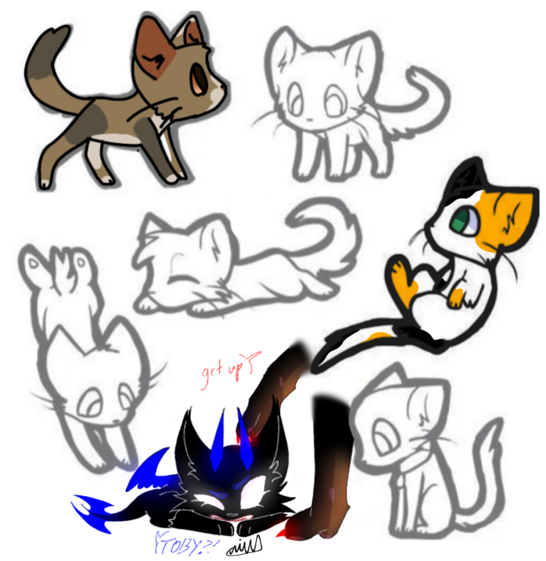 Cat collab - ibisPaint