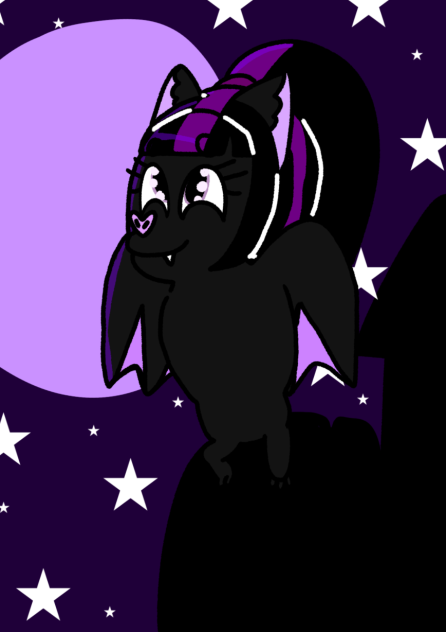 Violetta in bat form - ibisPaint