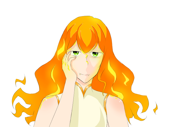 Fire demon^-^ - ibisPaint