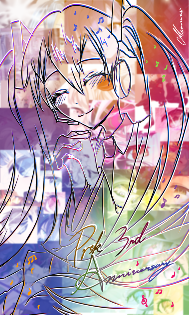 Prsk 3rd Anniversary - ibisPaint