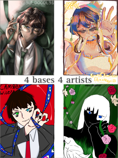 4 bases 4 artist collab - ibisPaint