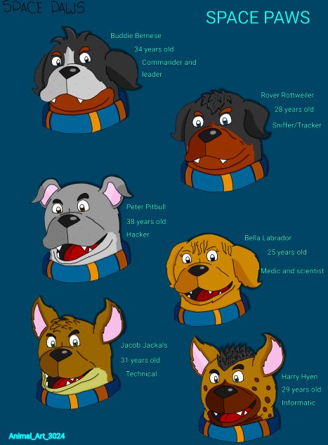 Space Paws's members - ibisPaint