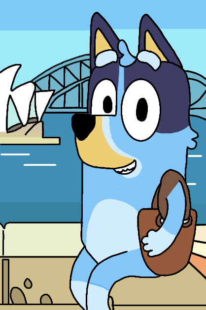 Bluey In Sydney - ibisPaint