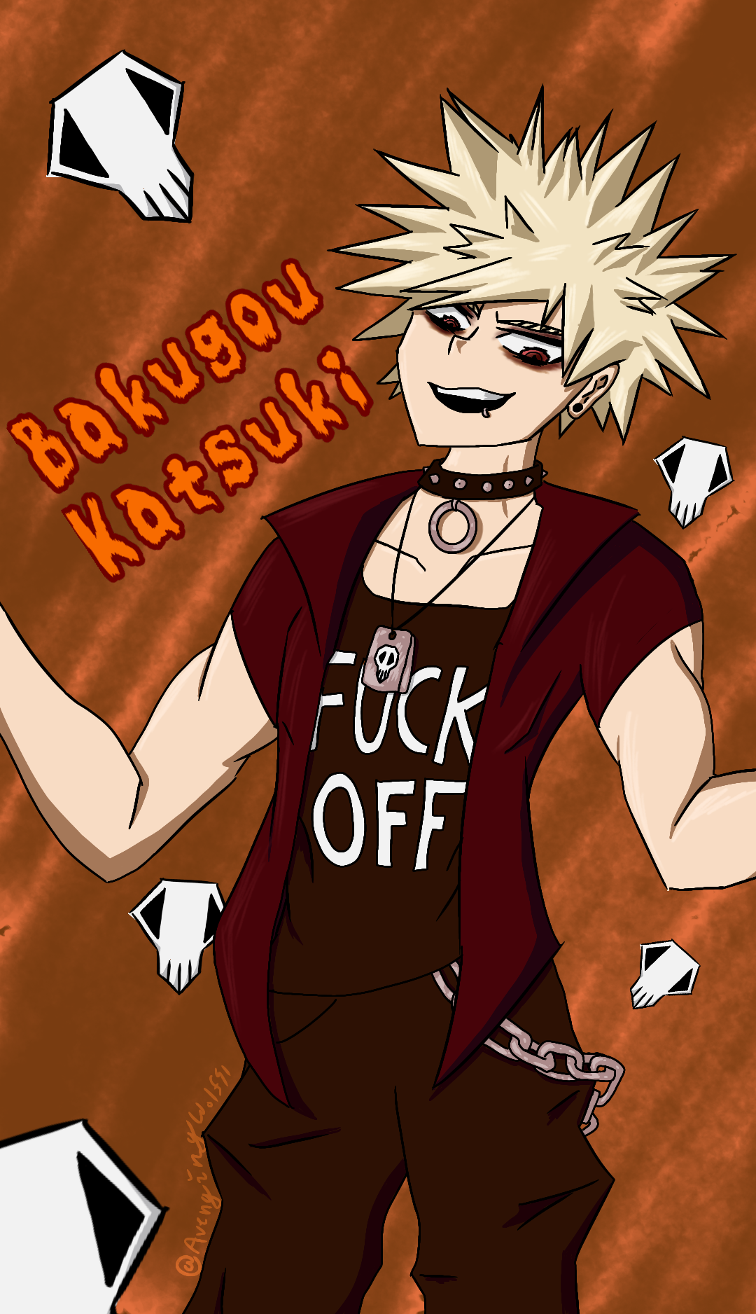 Punk Bakugou - ibisPaint