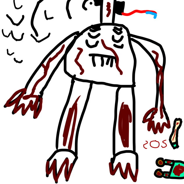 Siren head he is a legend - ibisPaint