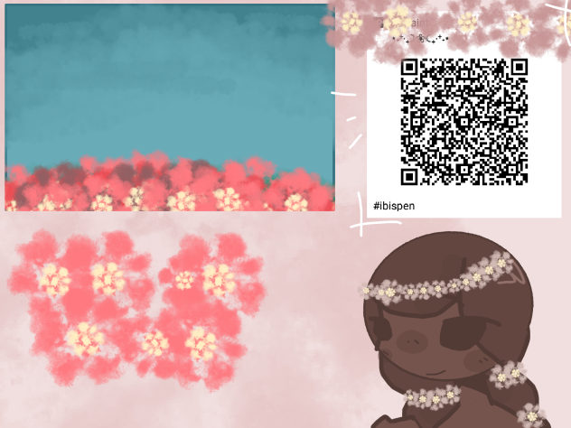 Simple Aesthetic Flowers. --- ⋆˖⁺‧₊☽ - ibisPaint