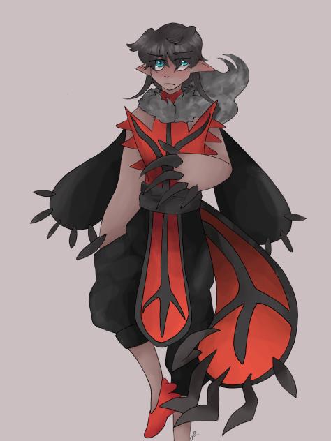 yveltal as a human - ibisPaint