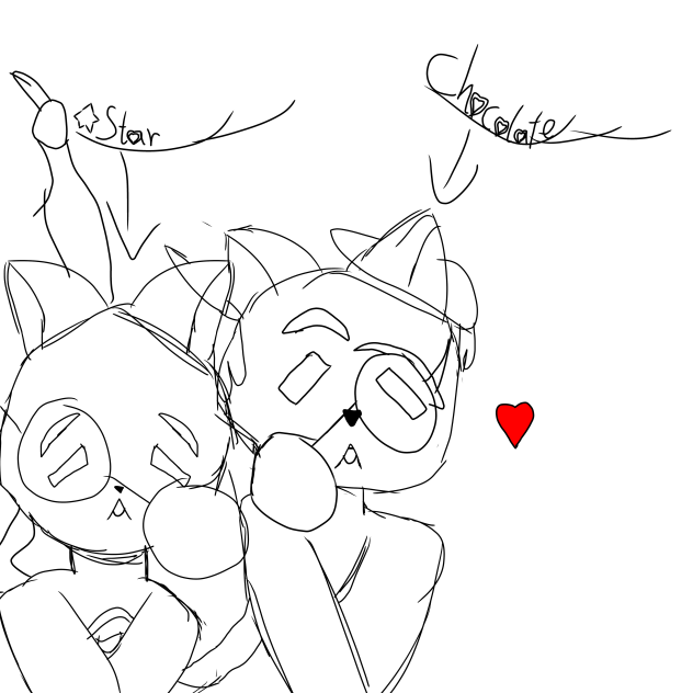 Drawing the two cats from my gacha life - ibisPaint