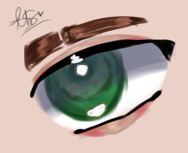 weird looking eye - ibisPaint
