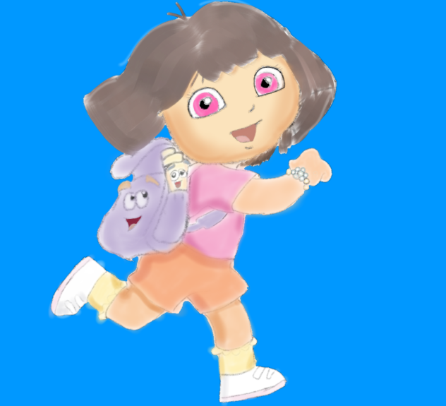 Dora look like watar color art - ibisPaint