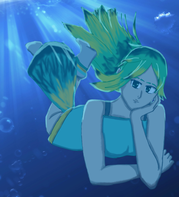 betta fish (ikan cupang) - ibisPaint