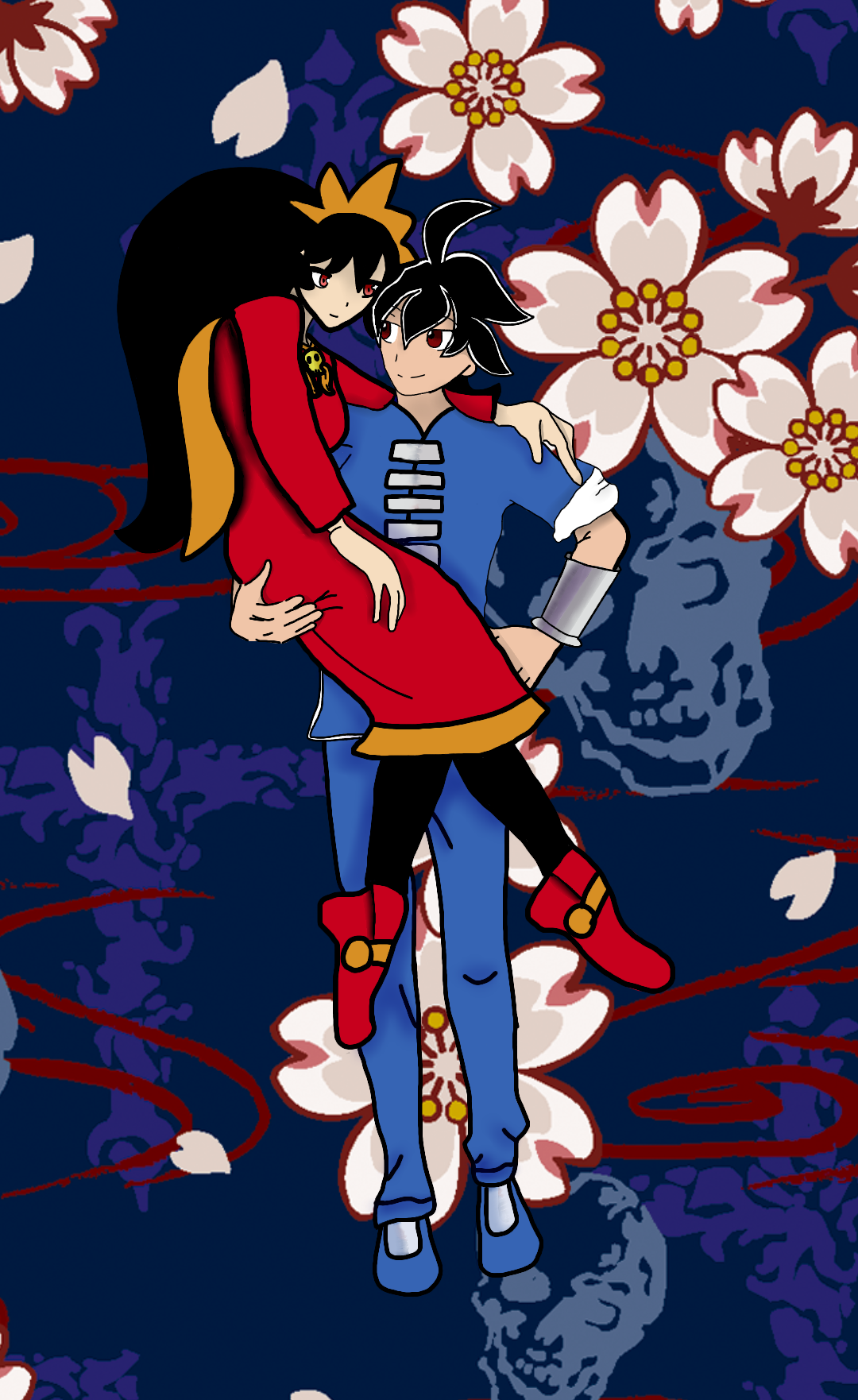 Ashley and Cricket - ibisPaint