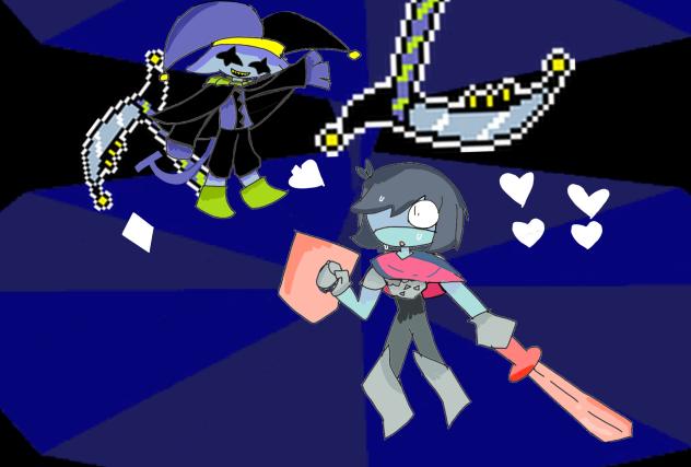 Jevil fight - ibisPaint