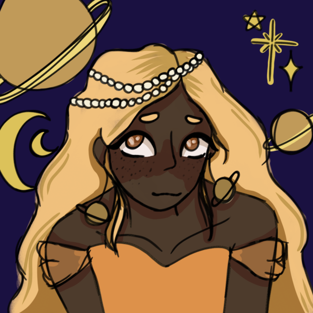 Saturn as a human - ibisPaint