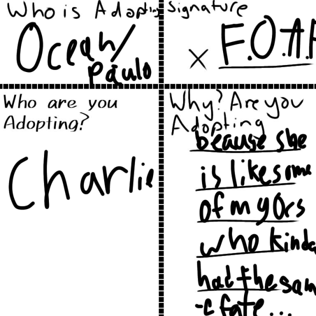 Adoption sheet for Charlie - ibisPaint