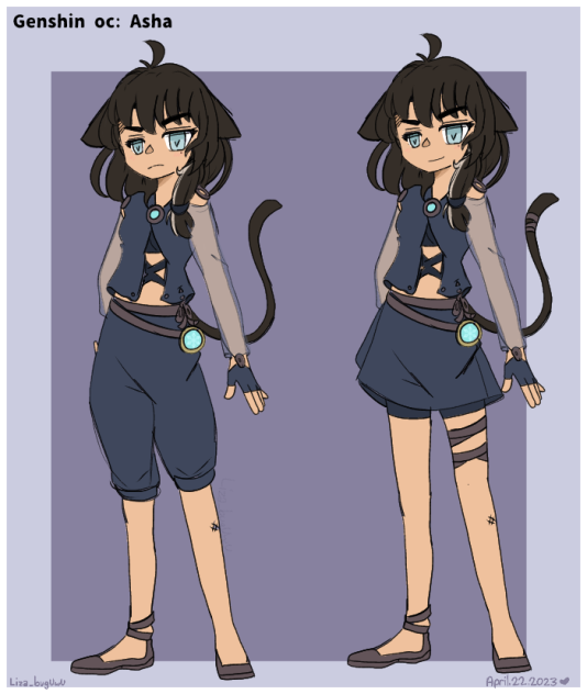 Asha[oc][base edit] - ibisPaint